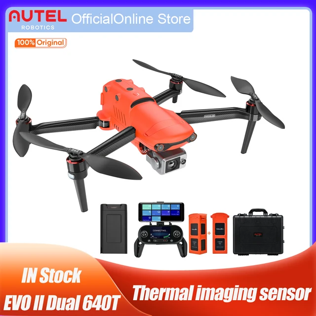 Autel Robotics EVO II Dual 640T Drone 8K 48MP 4X Lossless Zoom Camera ...