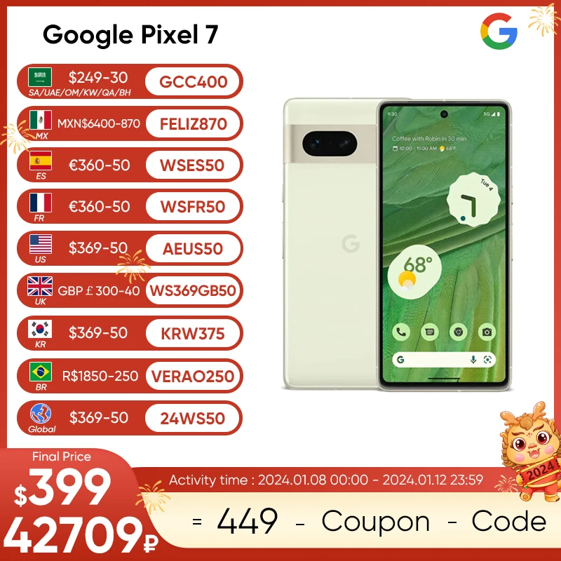 US-Version-Google-Pixel-7-5G-Smartphone-6-3-8GB-RAM-128GB-256GB-ROM ...