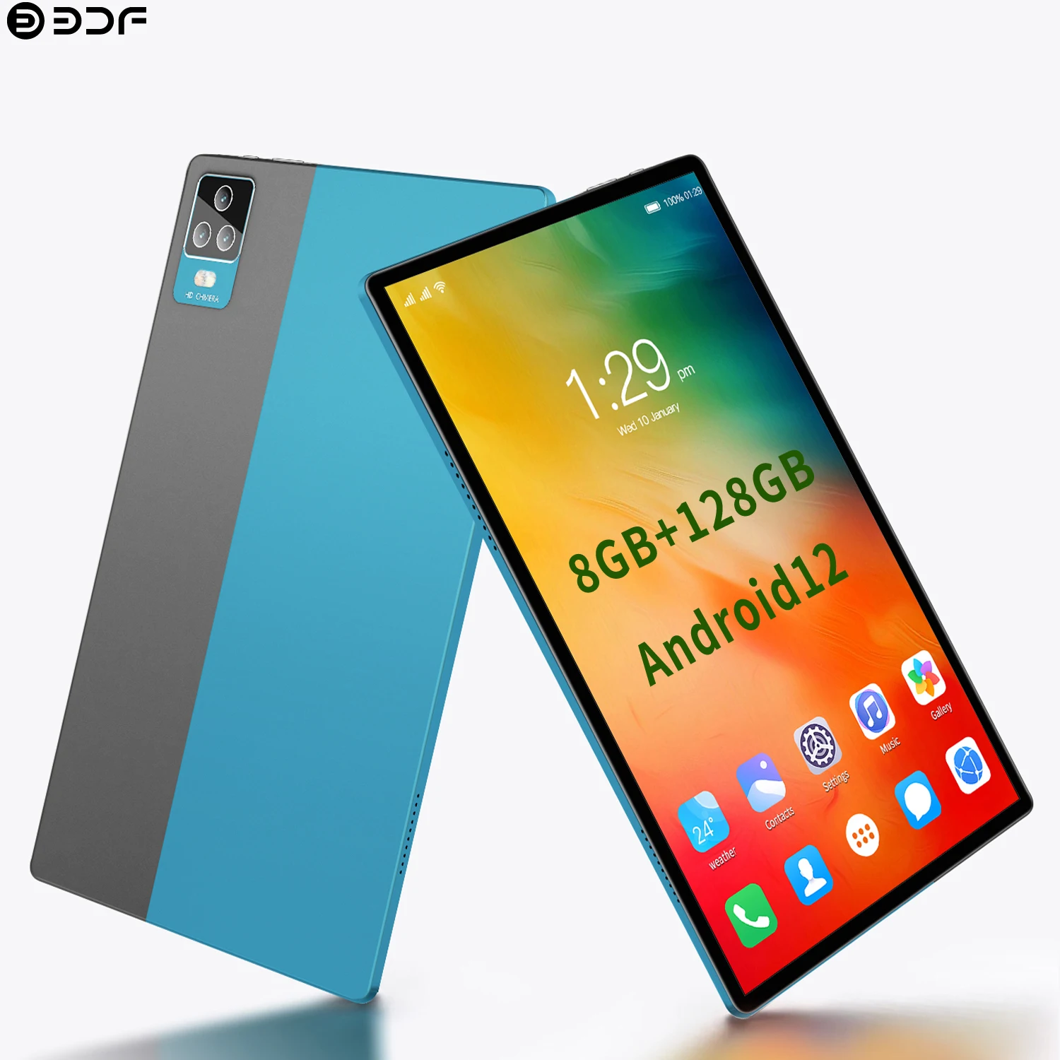 BDF-Android-12-Tablet-PC-Tablets-Telefone-Bluetooth-Wi-Fi-GPS-Rede-4G ...