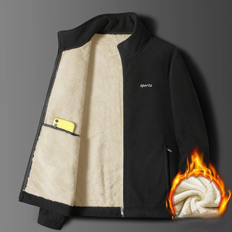 Shake-down-jacket-lamb-plush-thickened-men-s-jacket-fleece-jacket ...