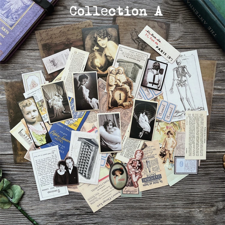 60Pcs-Pack-Vintage-Retro-Old-Photo-Posters-Posters-Tag-Sticker-DIY ...