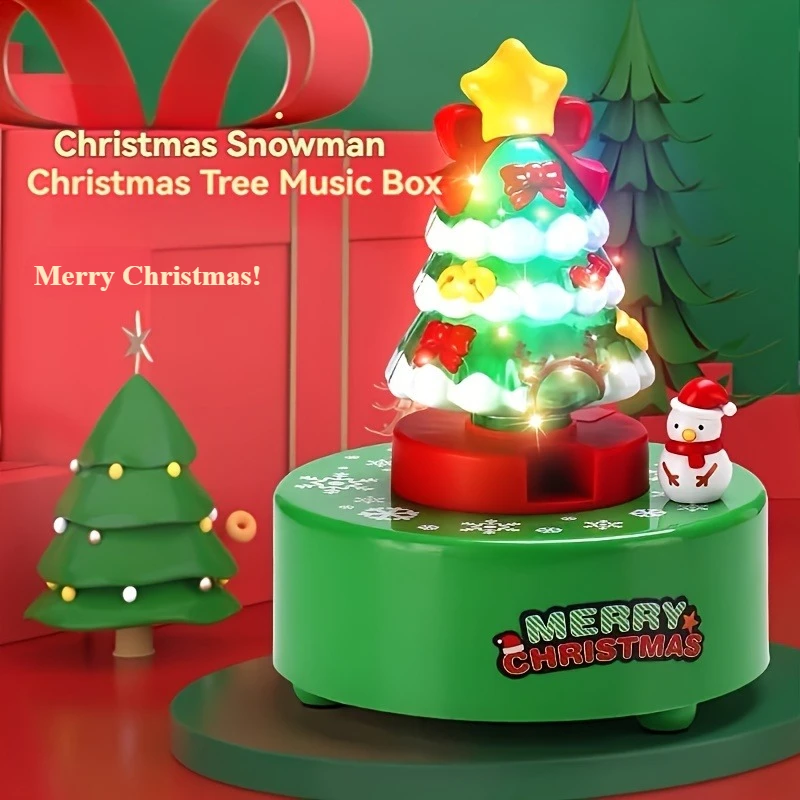 Merry-Christmas-Tree-Music-Box-with-Rotating-Snowman-Music-Light ...