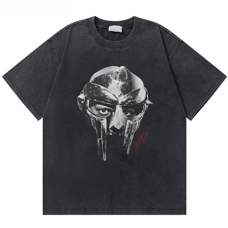 Rapero-Mf-Doom-Madlib-Madvillain-Camiseta-con-estampado-de-cara-de ...