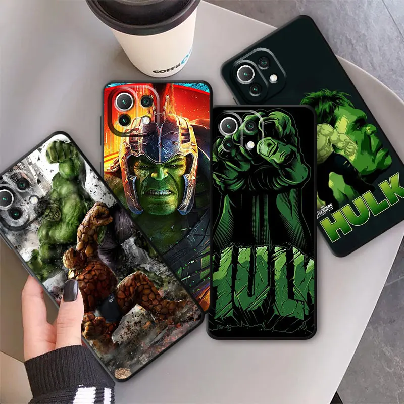 Marvel yeşil Hulk kılıf için Realme C21 C15 C20 C21Y C35 C11 C3 C12 C25 ...