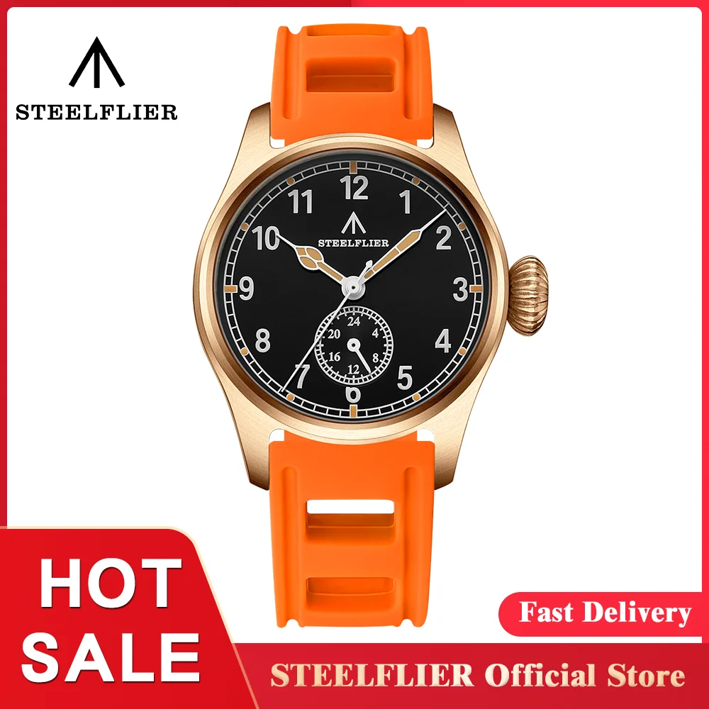 STEELFLIER-Official-Bronze-Quartz-Pilot-Watch-SF746S-Sapphire-Mirror ...