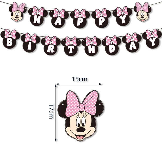 Minnie Mouse Happy Birthday Banner Printable