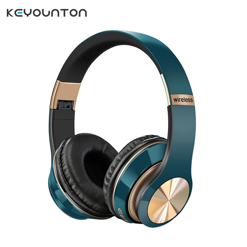 Portable Bluetooth Headphones HIFI Stereo Wireless Earphone Gaming TV ...