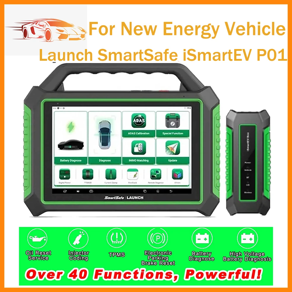 Launch-iSmartEV-P01-Hybrid-EV-Diagnostic-Tool-Battery-Pack-Tester-New ...