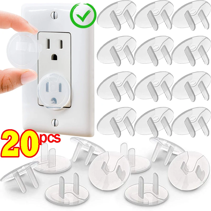 1-20pcs-Electrical-Safety-Socket-Protective-Cover-Baby-American ...