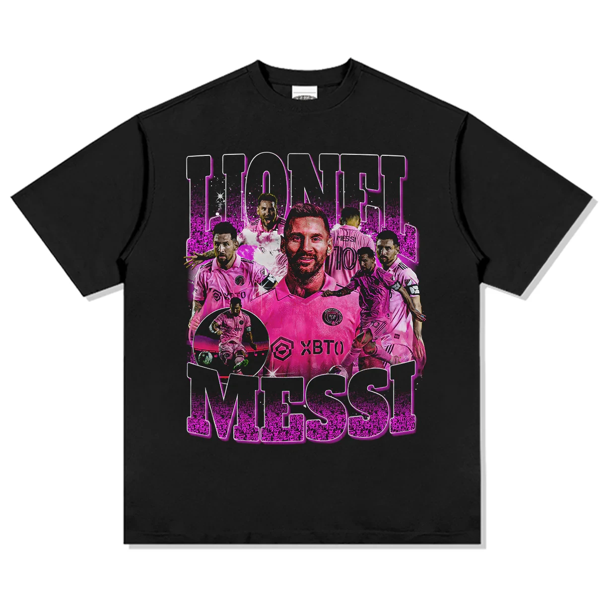 2026 New Lionel Messi Printed Pure Cotton Y2K T-shirt Summer Sports ...