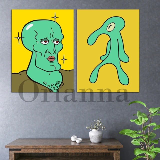 Beautiful Squidward Painting