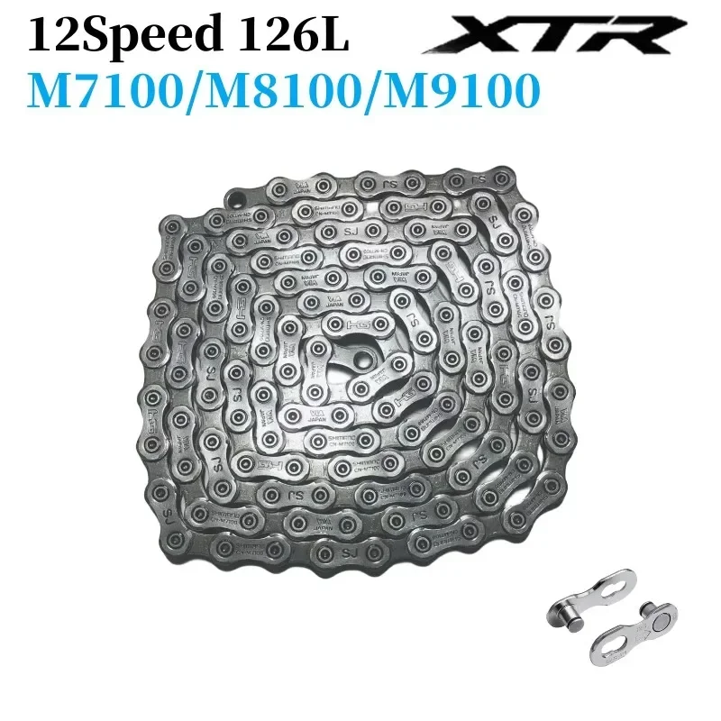 DEORE-SLX-XT-XTR-M7100-M8100-M9100-Chain-12-Speed-Mountain-Bike-Bicycle ...