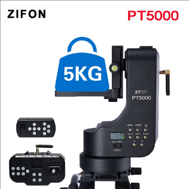 ZIFON PT5000 Auto Motorized Rotating Panoramic Head Remote Control Pan ...
