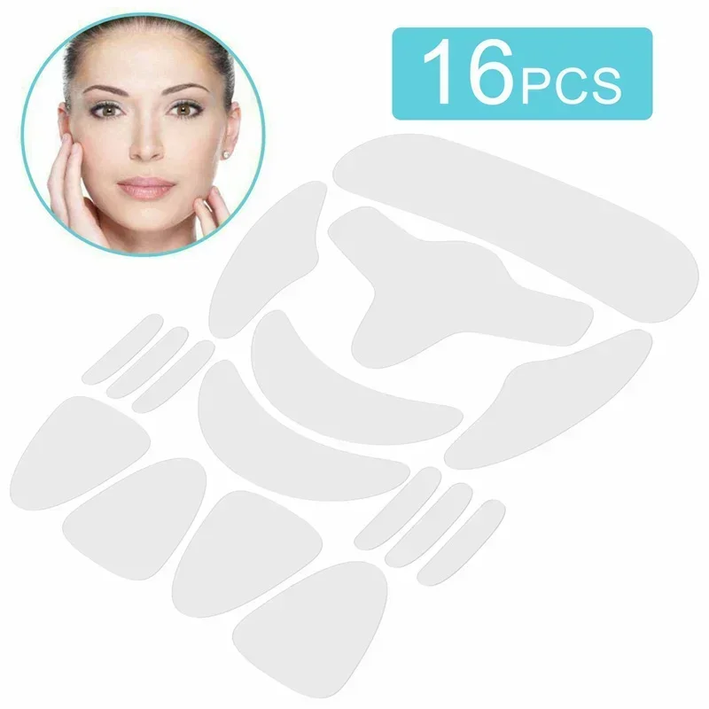 160Pcs-Set-Silicone-Wrinkle-Removal-Sticker-Face-Forehead-Neck-Eye ...