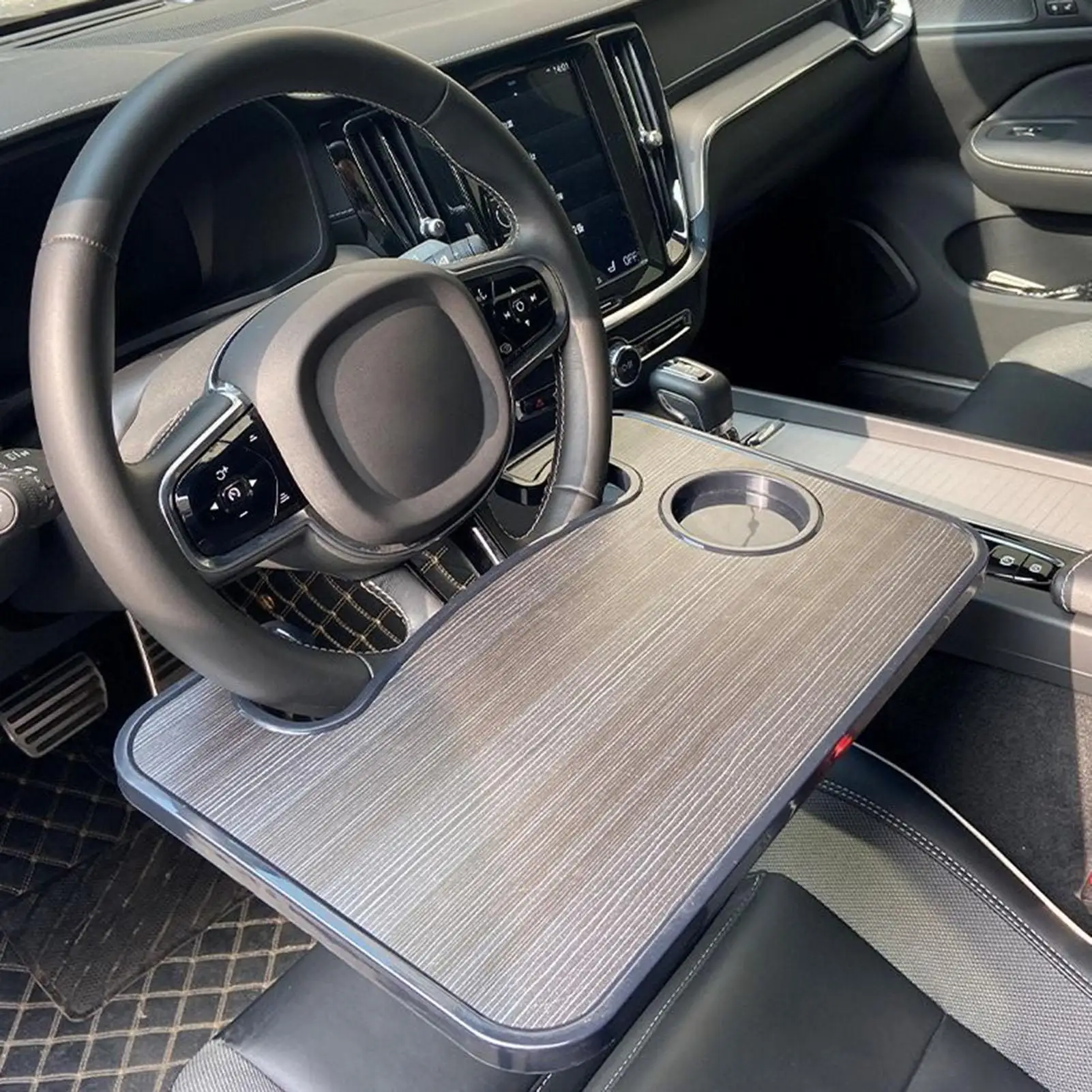 Car Steering Wheel Food Tray Auto Steering Wheel Table Portable Car ...