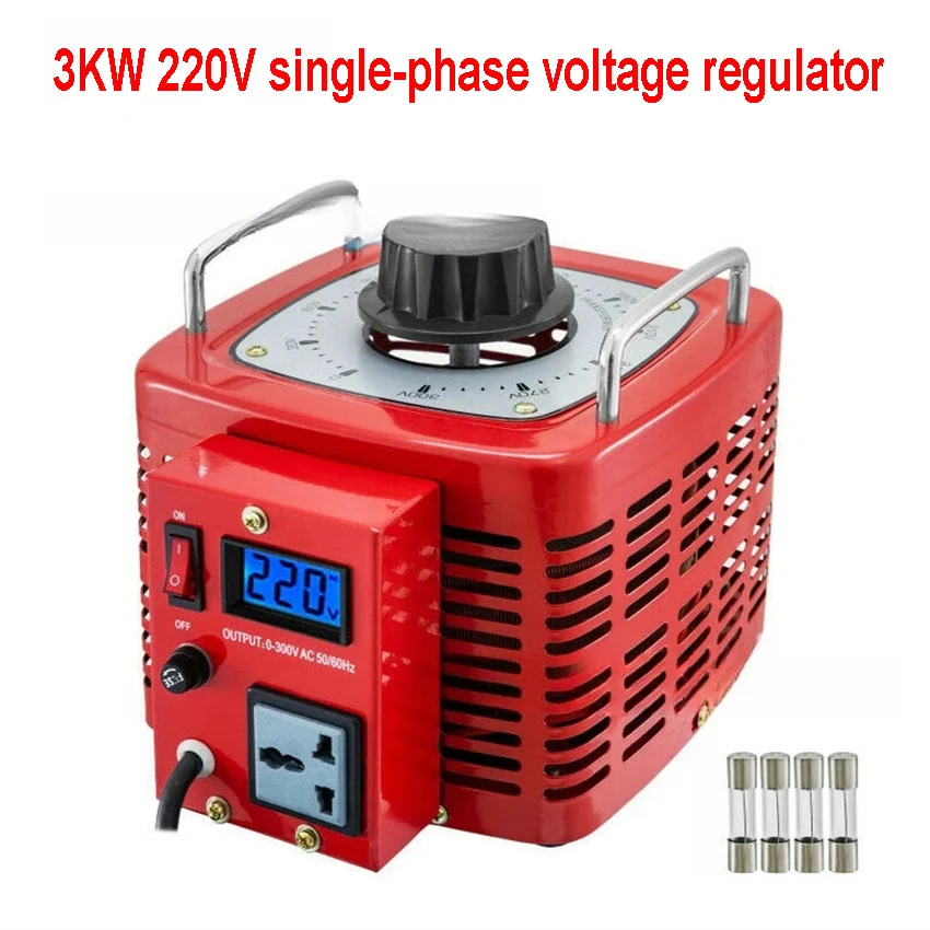 3000W-220V-Variac-Variable-Transformer-Voltage-Regulator-single-phase ...