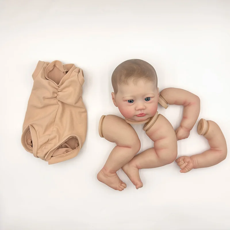 NPK 19'' Reborn Dolls Kit Lali Painted Doll Kit Unfinished Doll Parts ...