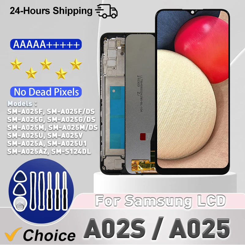 6-5-IPS-For-Samsung-Galaxy-A02S-LCD-SM-A025F-SM-A025G-Display-Touch ...