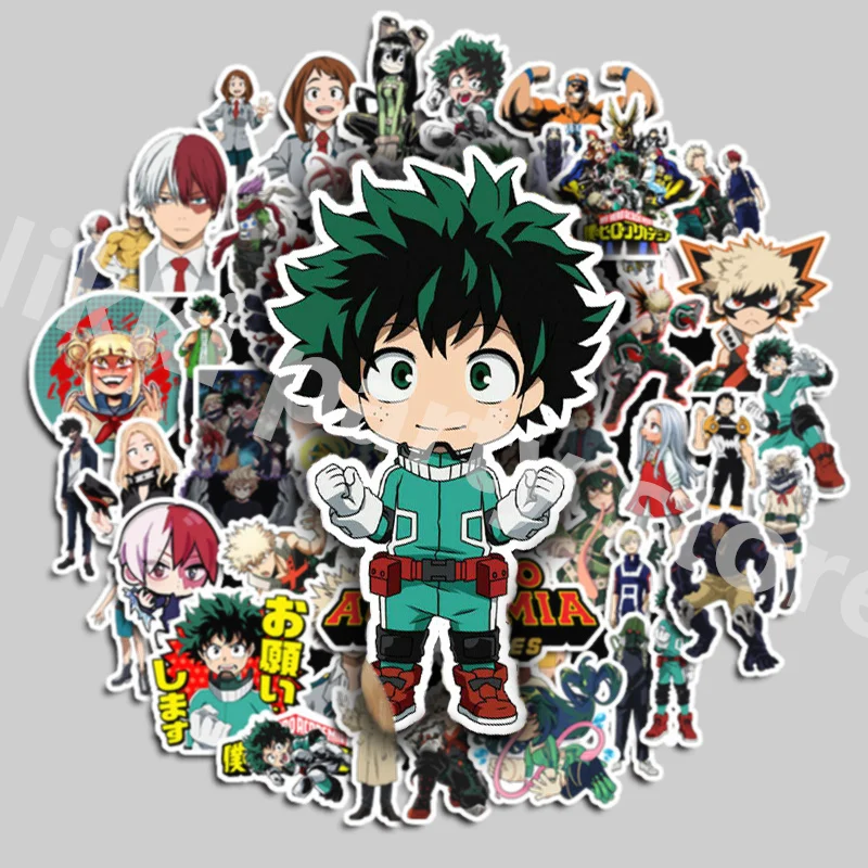 My-Hero-Academia-Stickers-Anime-All-Might-Sticker-Kawaii-Sticker-Laptop ...