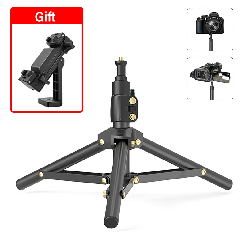 LUXCEO-Foldable-0-4M-Mini-Table-Tripod-Stand-Flexible-Desk-Tripod-with ...