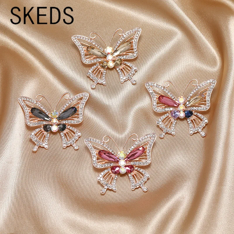 SKEDS-Luxury-Exquisite-Women-Girls-Rhinestone-Butterfly-Brooches-Pins ...