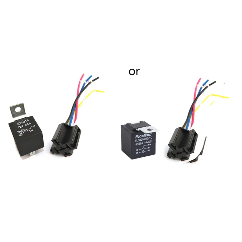 Waterproof-Automotive-Relay-12V-24V-4pin-5pin-4-5P-Car-Relay-With-Black ...