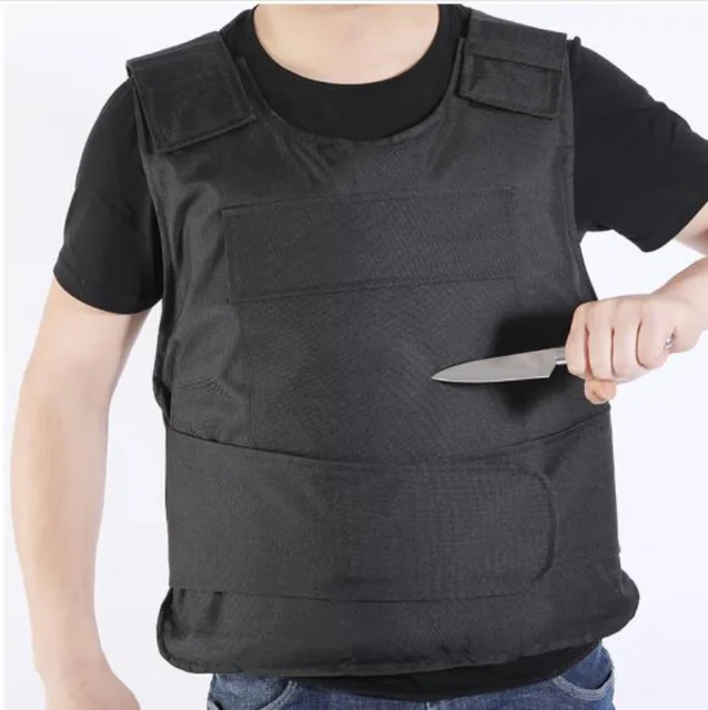Concealable Bulletproof Vest Police Body Armor NIJ IIIA Protection ...