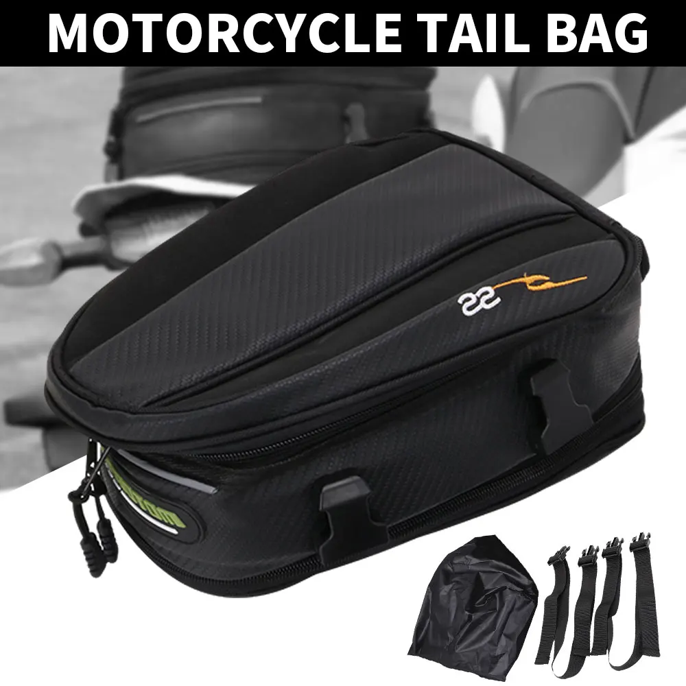 Motorcycles Accessories Tail Bag Rear Seat Bag Back Bags Waterproof ...