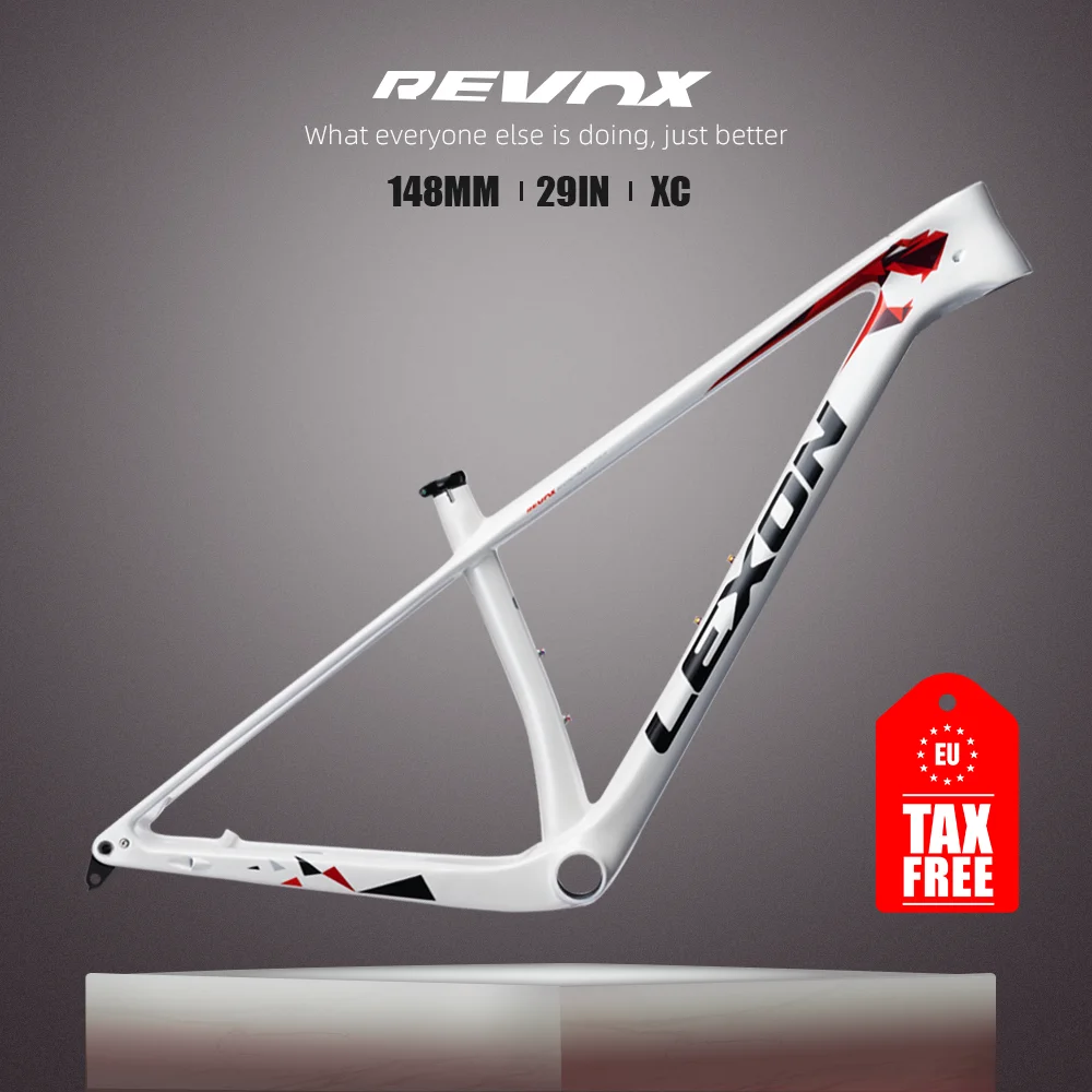 2022Lexon T1000 Carbon mtb Frame 29er BB92 Mountain Bicycle frame Thru axle 142*12 Boost 148 mtb ...
