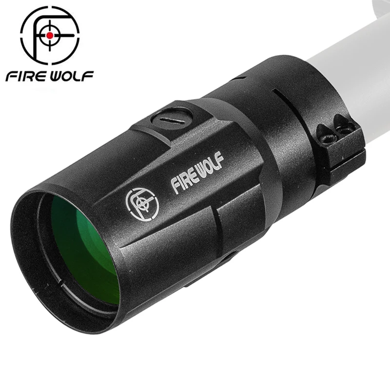 FIRE-WOLF-High-Qualit-2X-Magnifier-Optical-for-Rifle-Scope-Quick-Short ...