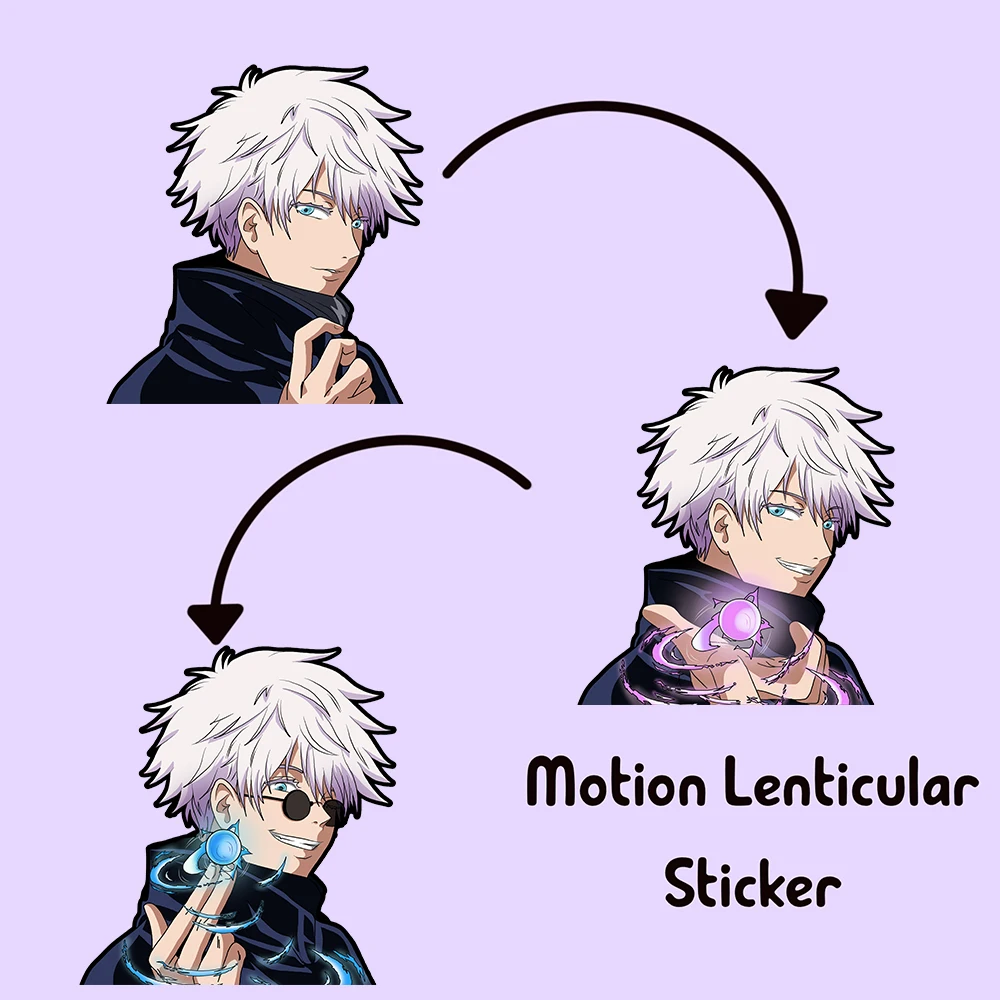 Gojo Moving Sticker Jujutsu Kaisen Motion Sticker Anime Waterproof ...
