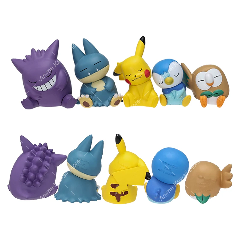 Figura-de-acci-n-de-Anime-de-Pikachu-Gengar-Munchlax-estatua-de-PVC-de ...