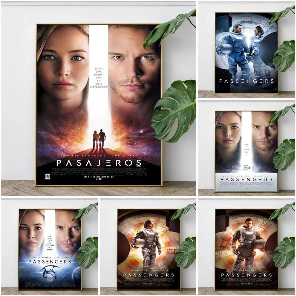 Passengers-Romantic-Science-Fiction-Film-Poster-Movie-Wall-Art-Print ...