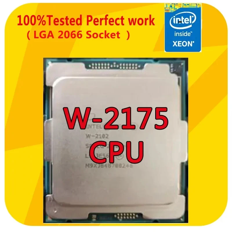 W-2175 3.3GHZ 14-Cores 28-Threads INTEL Xeon 19.25M Cache 2.50G CPU 140W LGA-2066 Socket For ...