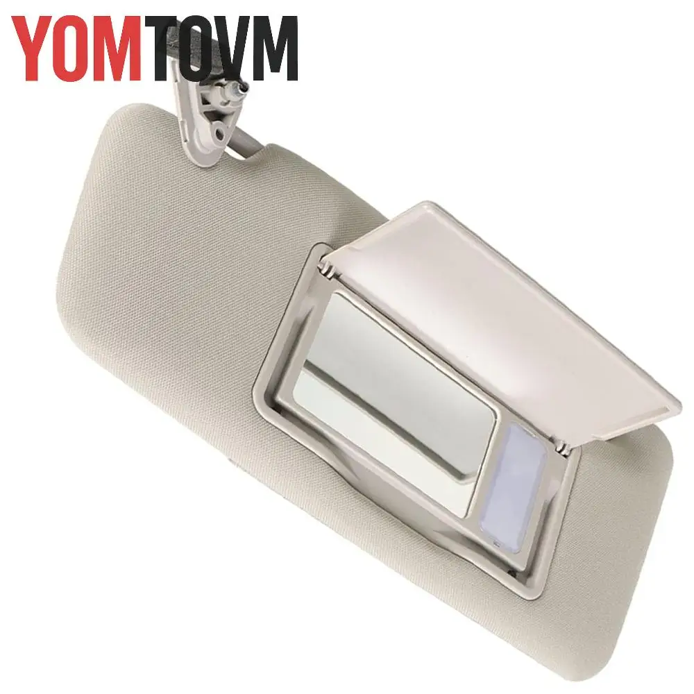 Grey Front Left Drive car Sun Visor Panel with Mirror Light for Subaru ...