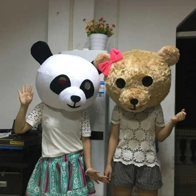 Panda Bear Head Costume