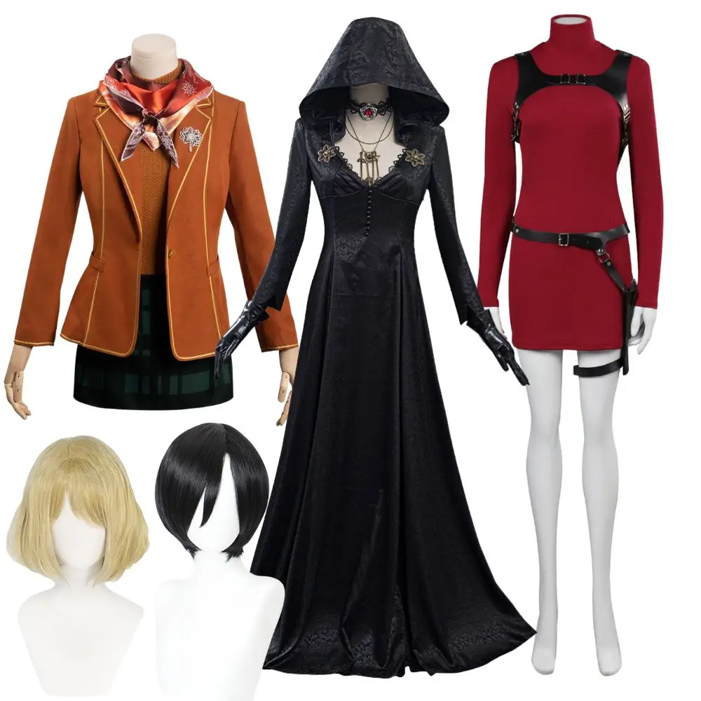 Resident 4 Remake Ashley Graham Evil Cosplay Costume Fantasia Outfit ...