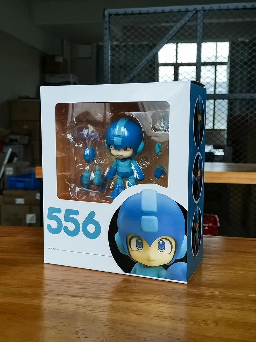 Megaman rockman 556 bonito figura de ação brinquedo desktop boneca ...
