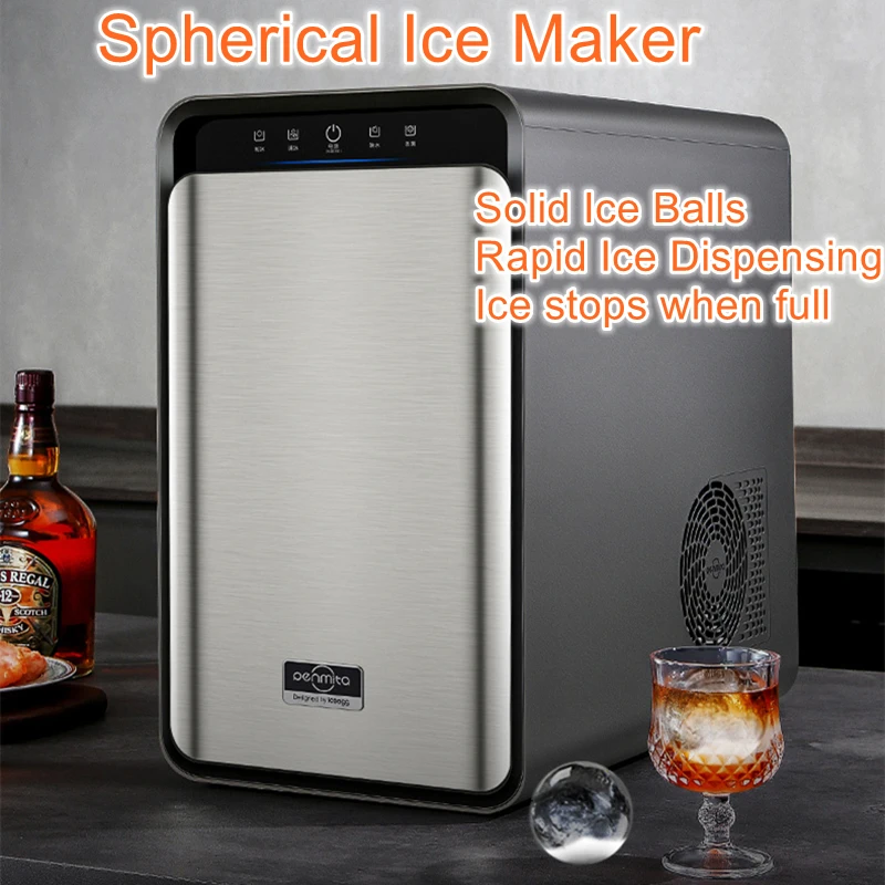Ice maker round ball spherical ice whiskey ice ball high end home ice ...