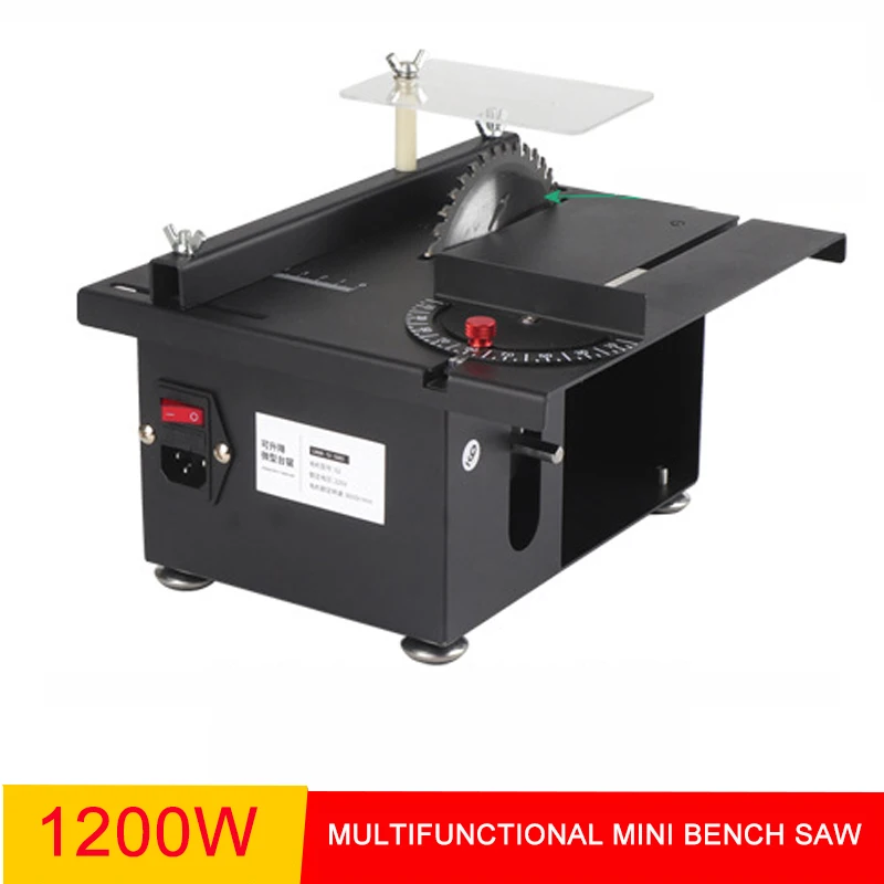 1200W-Mini-Table-Saw-DIY-Woodworking-Chainsaw-Mill-Precision-Model ...