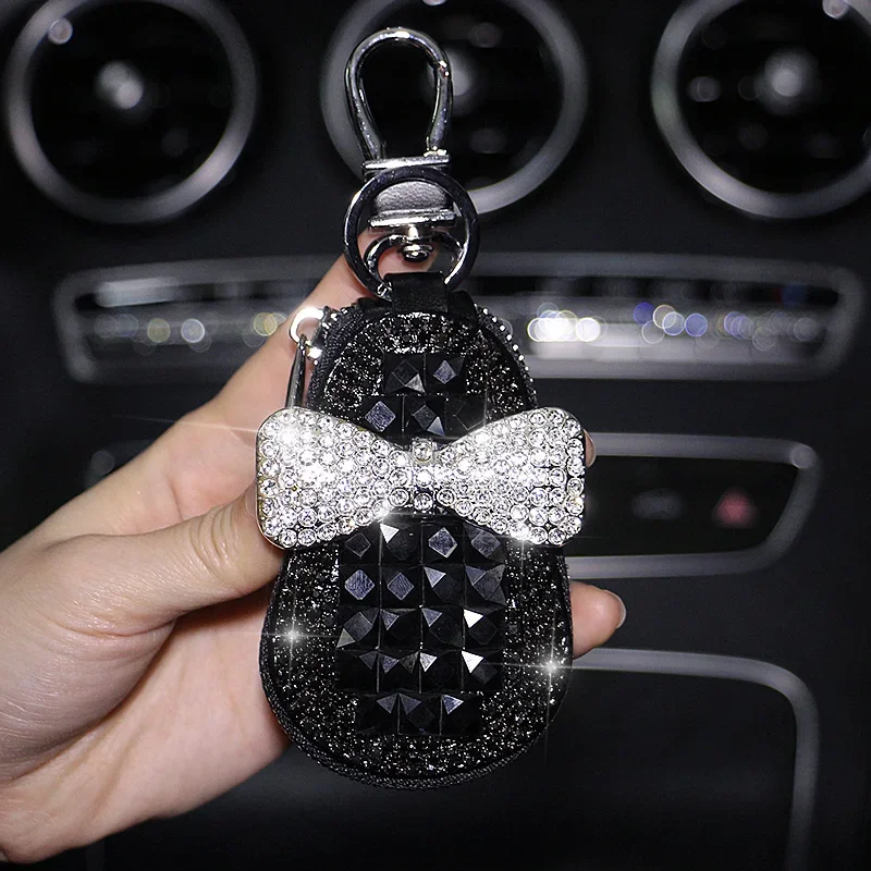 Bling-Rhinestone-Car-Key-Case-Holder-Card-Remote-Keyless-Universal ...