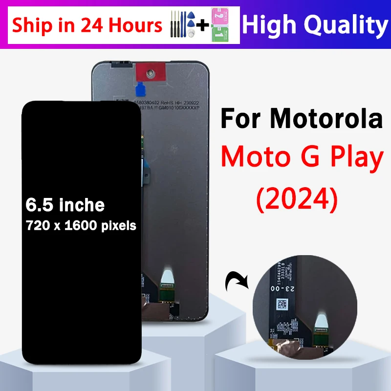 6-5-Screen-For-Motorola-Moto-G-Play-2024-LCD-Display-Touch-Panel ...