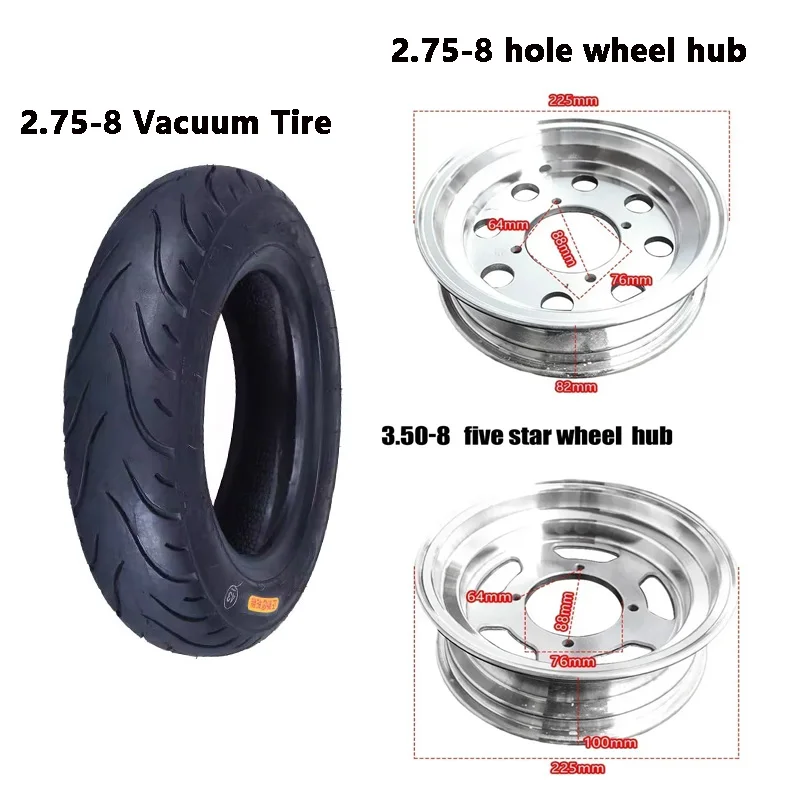 2-75-8-3-50-8-inch-Aluminum-alloy-Rims-for-Monkey-Bike-Motorcycle ...