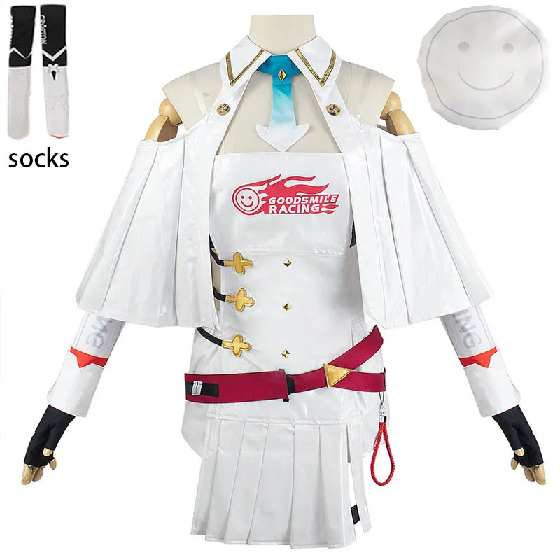 Anime-2023-Racing-Miku-Cosplay-Costume-Miku-White-Dress-Cloak-Girl ...