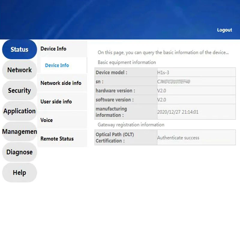 Eredeti H1S-3 Gpon Epon Xpon 1Ge+ 3Fe+ 1 Pots+ Wifi Onu Ont English Por Firmware Ac 2 Antenas ...