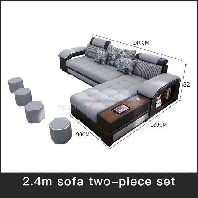 Modern L-Shaped 3-Seater Sofa: Premium Luxury Corner Design | Perfect ...