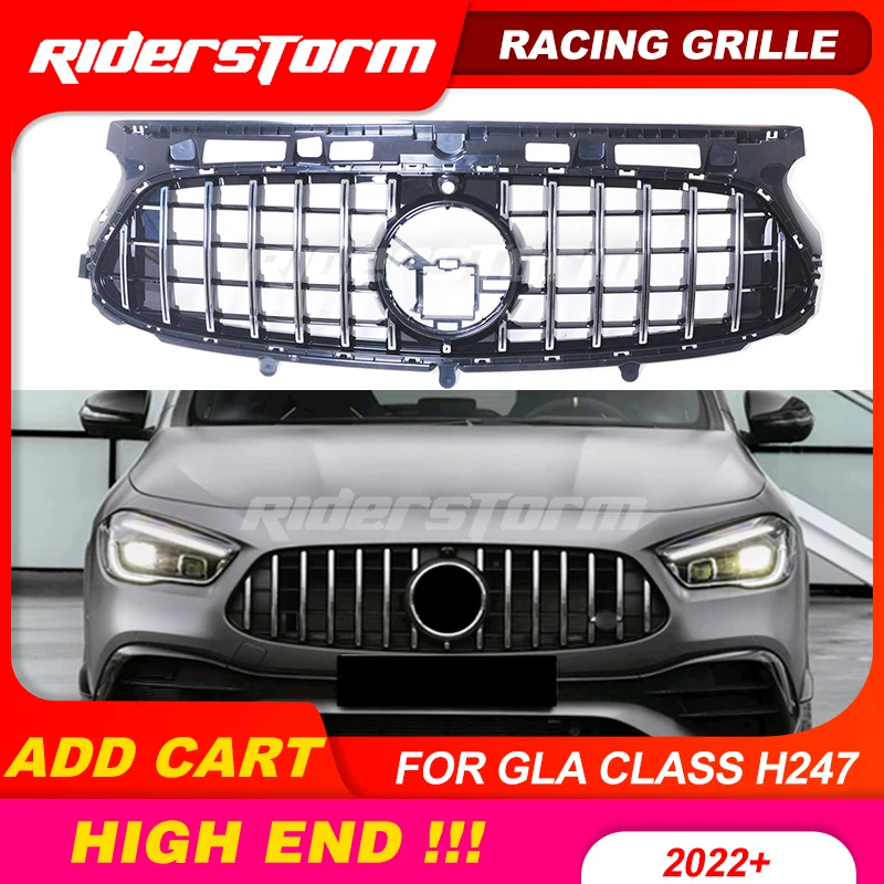 2021 2022+ GLA Class Sport H247 GT Grill Front Grille for mercede Gla ...