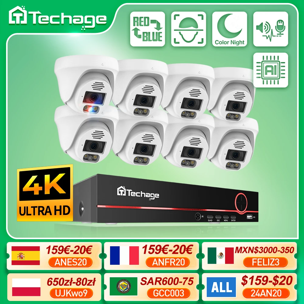 Techage-Ultra-HD-8MP-4K-POE-Security-Camera-System-Two-Way-Audio-Face ...