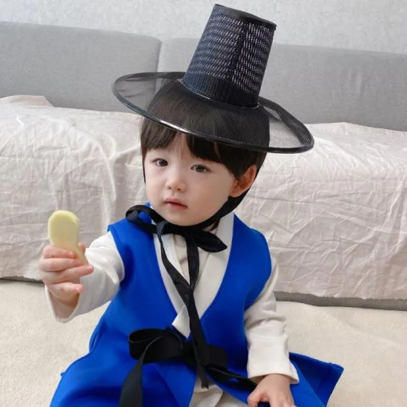 Sombrero de Hanbok para niños, accesorios coreanos para bebés, sombrero ...