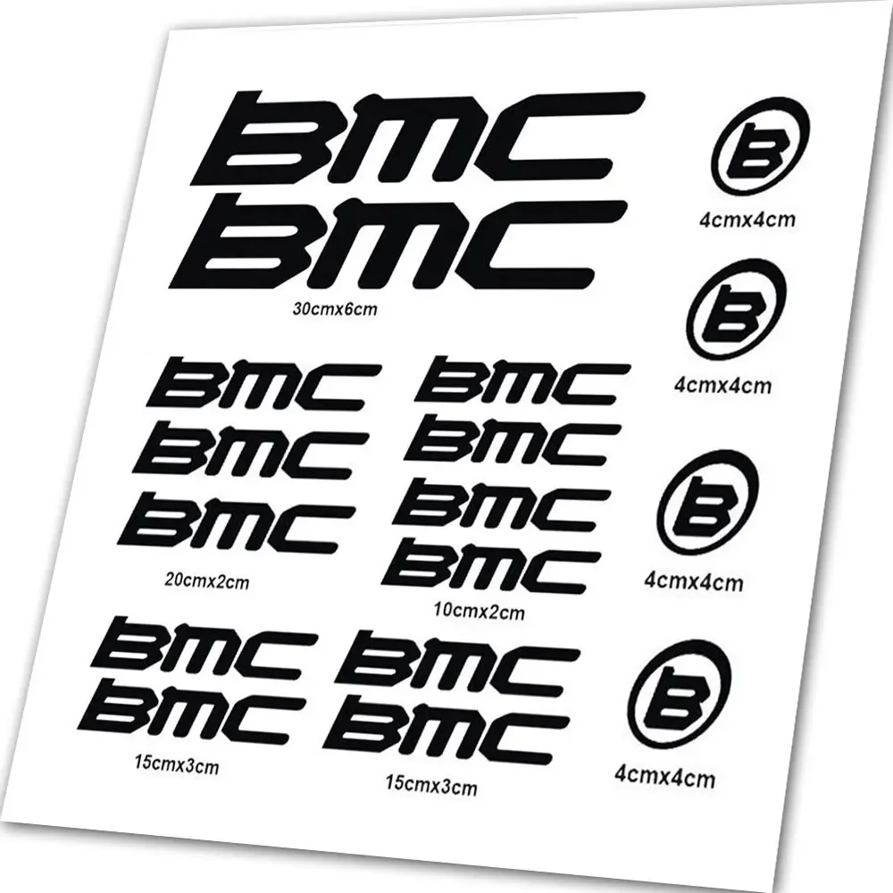 Bicycle Frame Stickers For BMC MTB Road Mountain Bike Cycling ...